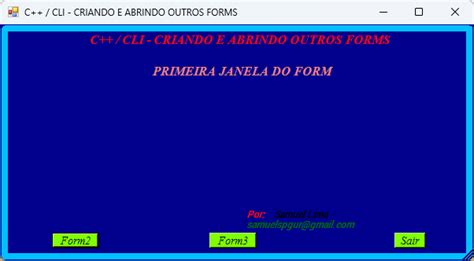 Projeto Programar Em Ccli Ccli Criando E Abrindo Outros Forms