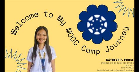 Pechakucha Presentation My Mooc Camp Journey