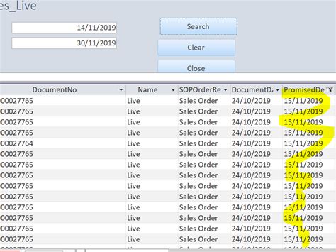 Vba Access Query Returning Dates Out Of Range Input Stack Overflow