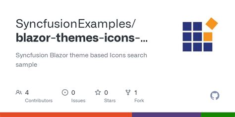 Github Syncfusionexamples Blazor Themes Icons Search Syncfusion Blazor Theme Based Icons