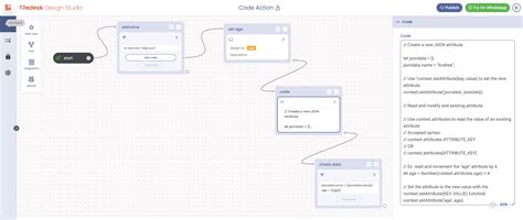Code Action Tiledesk Knowledge Base