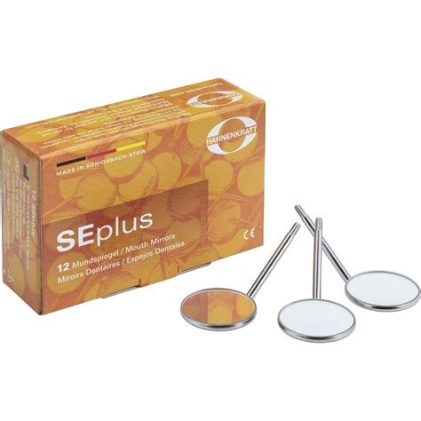 Seplus Mundspiegel Plan Cs Nr 5 Ø 24 Mm Packung 12 Stück