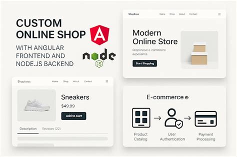 ecommerce website using angular by ceydayldz546 fiverr