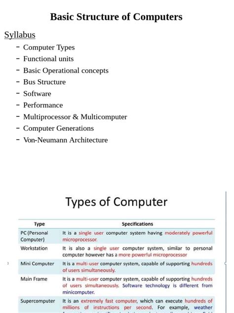 Basic Computer Structure Pdf Central Processing Unit Computer