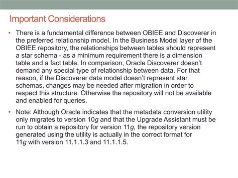 discoverer to obiee migration ppt