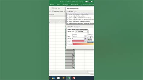 preparing your number scale in excel lets learn excel 2016 easy