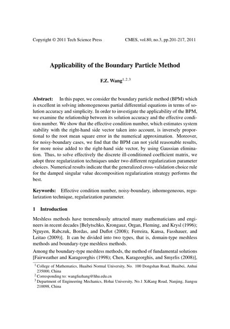 Pdf Applicability Of The Boundary Particle Method