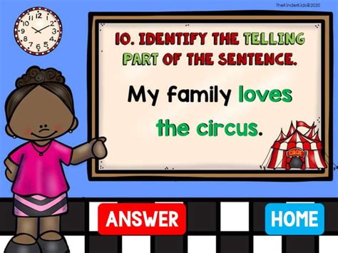 09 Subject And Predicate Powerpoint Game Pptx