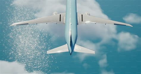 하늘을 나는 파란색과 흰색 비행기 사진 Unsplash의 여객기 이미지