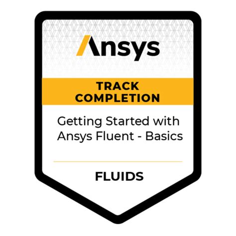 Ansys Track Completion Getting Started With Ansys Fluent Basics Credly