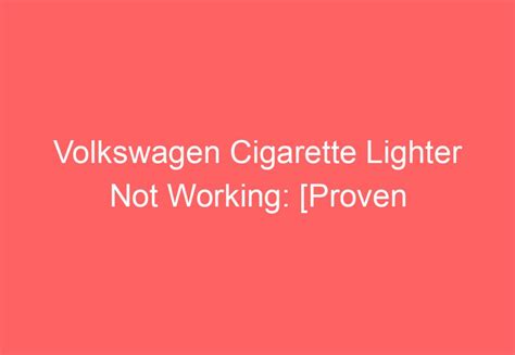 Volkswagen Unlock Button Not Working [reasons And Fixes] Volkswagenbuddy