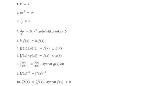 Memahami Limit Tak Hingga Pengertian Rumus Dan Contoh Soal