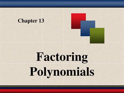 PPT Factoring Polynomials PowerPoint Presentation Free Download ID 326043