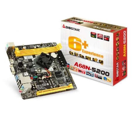 Jual Motherboard Biostar A68n 5200 Built In Processor Amd Apu A6 Di Seller Rame Computer