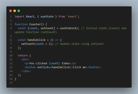 How To Manage Your Own State With Usestate Hook Muhammad Razaq Posted On The Topic Linkedin
