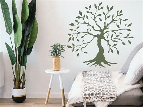 Tree Of Life Stencil Reusable Tree Stencil Art Stencil DIY Craft Stencil Large Tree Stencil