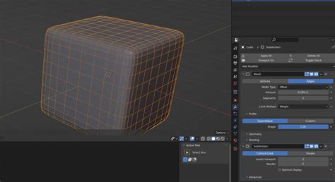 Bevelfillet And Subdivision Surface Modeling Blender Artists Community