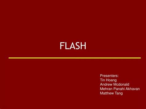 PPT FLASH PowerPoint Presentation Free Download ID 5548026