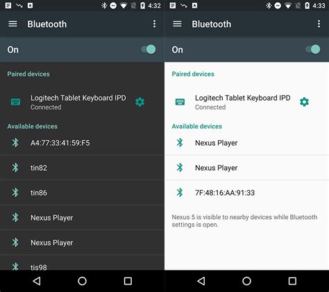 Screenshots Tonen Android N Hamburgermenu En Nachtthema