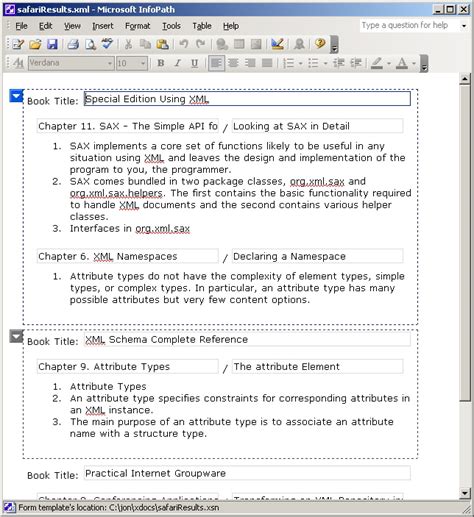 Jon Udell 2003 03 29 First Look At InfoPath