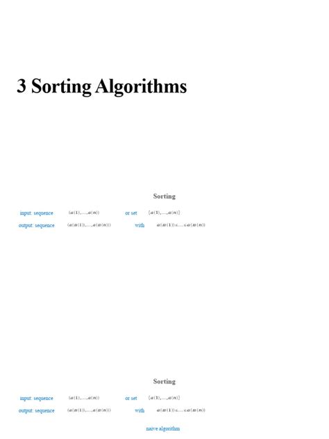 I2ea 3 Sorting P Pdf Randomness Theoretical Computer Science