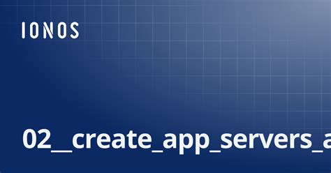 02createappserversandnlbymlmd Master Ansible