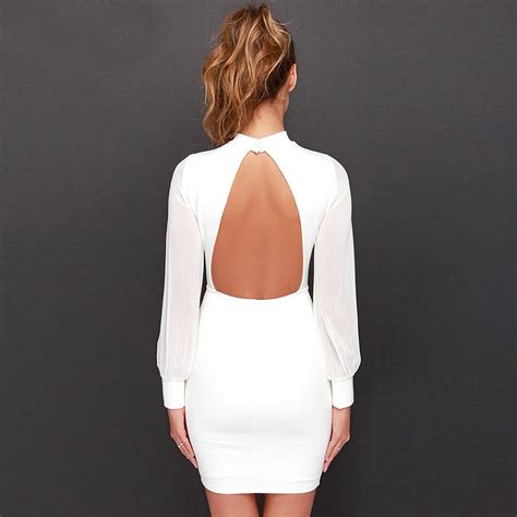 Slim Sexy Backpack Hip Dress Shodg