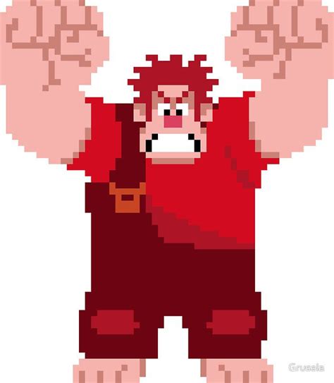 Wreck It Ralph Pixel Art By Grusela Pixel Art Wreck It Ralph Pixel
