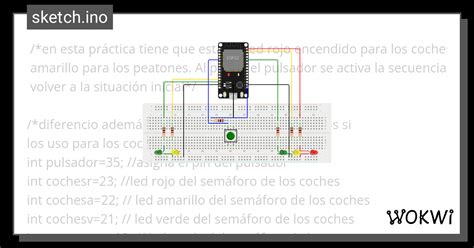 Switch Práctica 73 Wokwi Esp32 Stm32 Arduino Simulator
