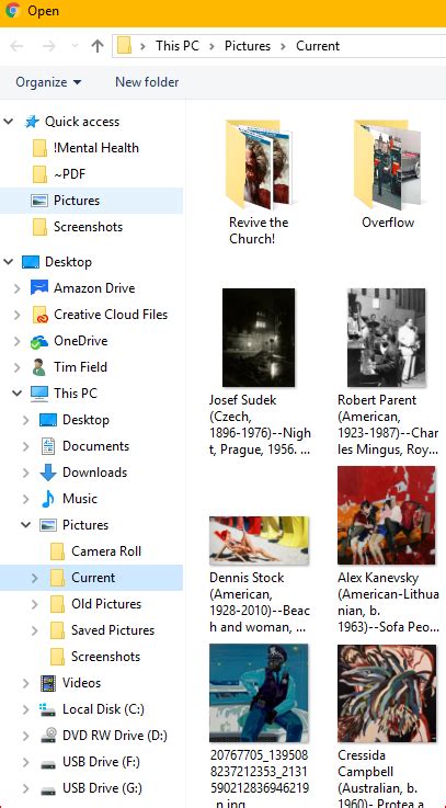 File Open Or Insert Window Shows Collapsed Folders Only Microsoft