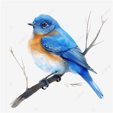 파랑새의 수채화 미술 페인트 등 수채화 Png 일러스트 및 이미지 에 대한 무료 다운로드 Pngtree