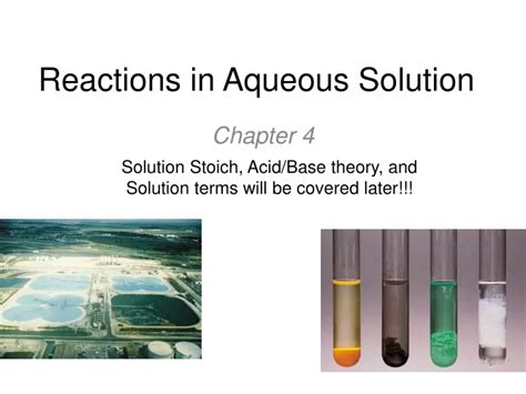 Ppt Aqueous Solution Reactions Quick Review And Terms Powerpoint Presentation Id 9568317