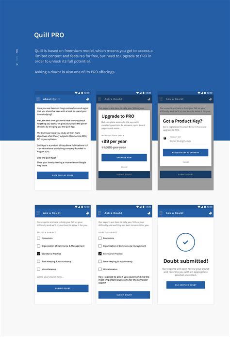 Quill App On Behance