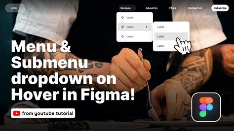 Menu And Submenu On Hover Dropdown Prototype Figma
