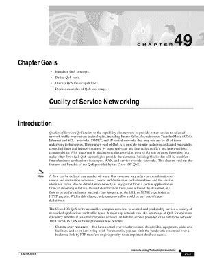 Fillable Online Introduce Qos Concepts Fax Email Print Pdffiller