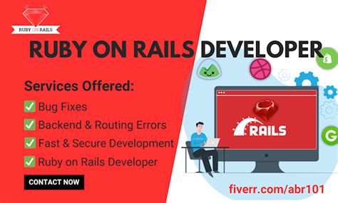 Fix And Customize Your Ruby On Rails Websites By Abr101 Fiverr
