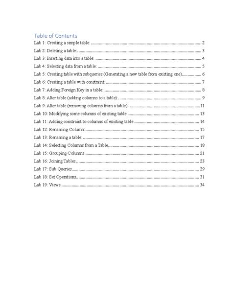 Dbms Lab Complete This Is The Complete Lab Of Database Management