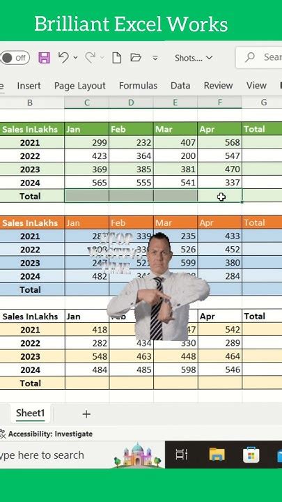 Short Trick To Do Sum In Excelshorts Exceltricks Exceltutorial Youtube