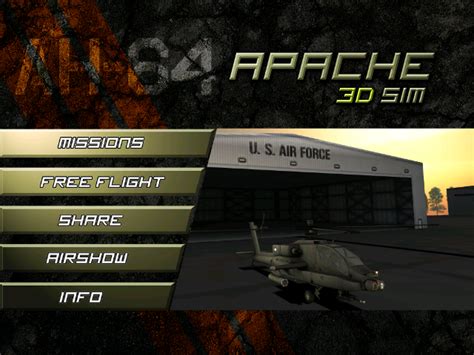 Flight Simulator Apache Sim Hd Puts You In The Cockpit Of The Armys