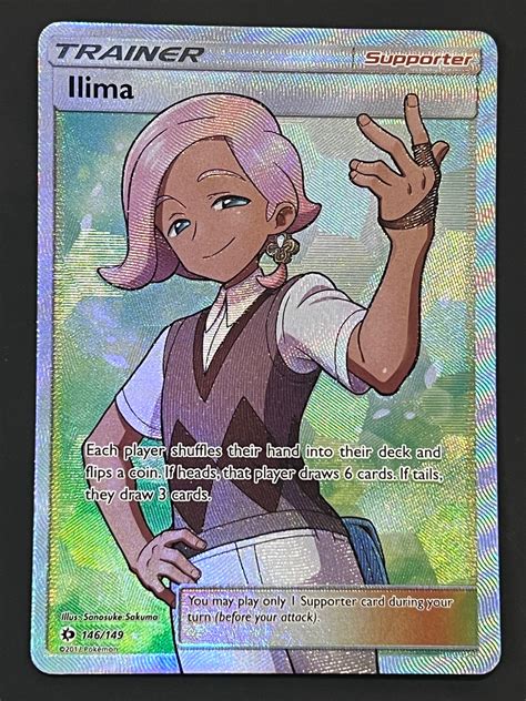 146149 Ilima Pokémon Sunmoon Base Full Art Jarvvos
