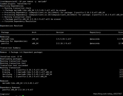 Openstack基础环境配置（二）：数据库服务器及其配置linux安装mariadb相关软件包，创建openstack的数据库配置文件