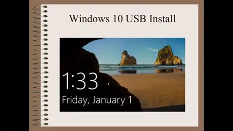 Windows 10 USB Install YouTube