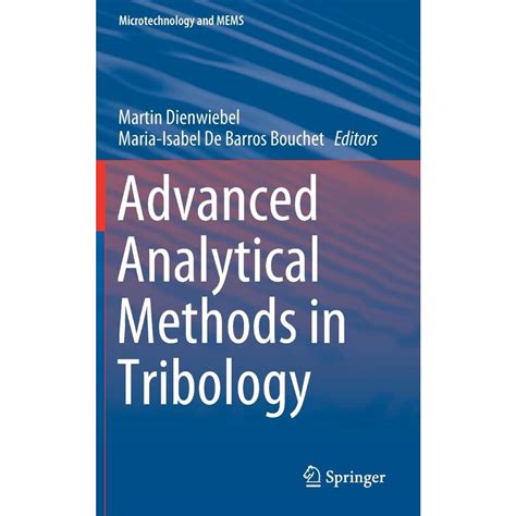 Advanced Analytical Methods In Tribology Em Promoção Na Americanas