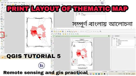 Qgis Tutorial Create A Print Layout Of Thematic Map YouTube