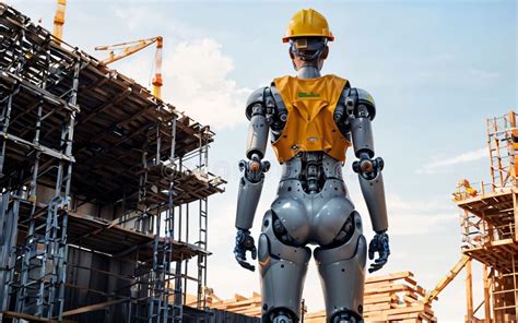 Building Tomorrow Enhancing Safety And Efficiency In Construction With Robotics Stock