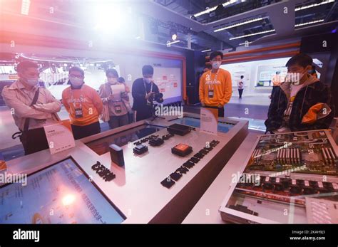 Hangzhou China November 3 2022 Audience Members Learn About