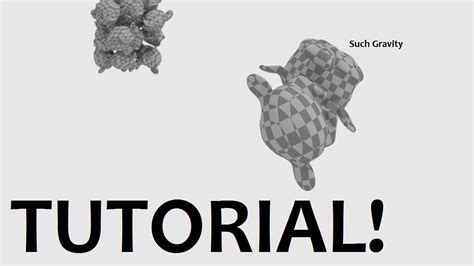 Tutorial Realistic Gravity Simulation Blender YouTube