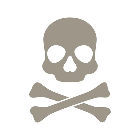 두개골과 이미지 흰색 배경에 고립 프리미엄 벡터