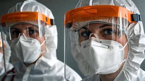Dentist In Ppe Gear With Face Shield And Mask Ensuring Safety And