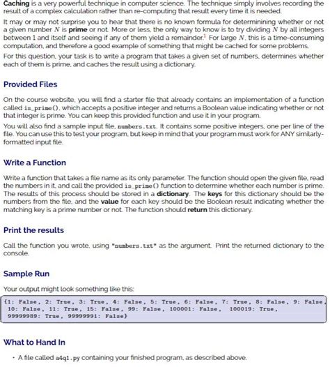 Solved Caching Is A Very Powerful Technique In Computer